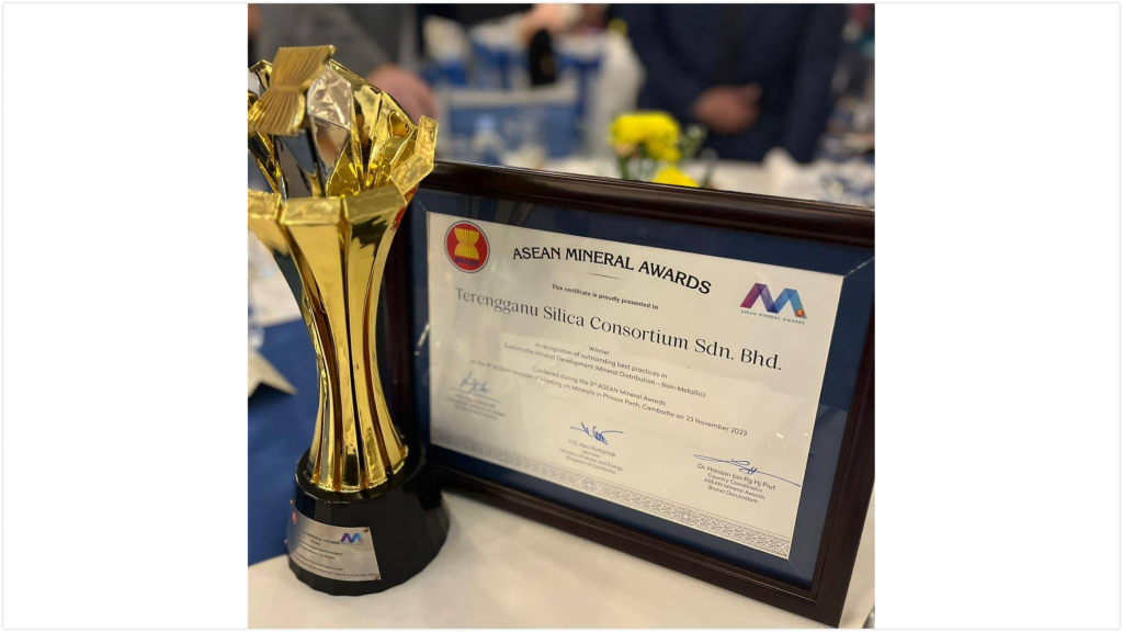 Accreditations & Awards - Terengganu Silica Malaysia